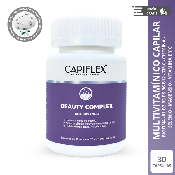 Multivitamínico Capiflex Beauty Complex – 30 Cápsulas – Capitan Barbosa ...